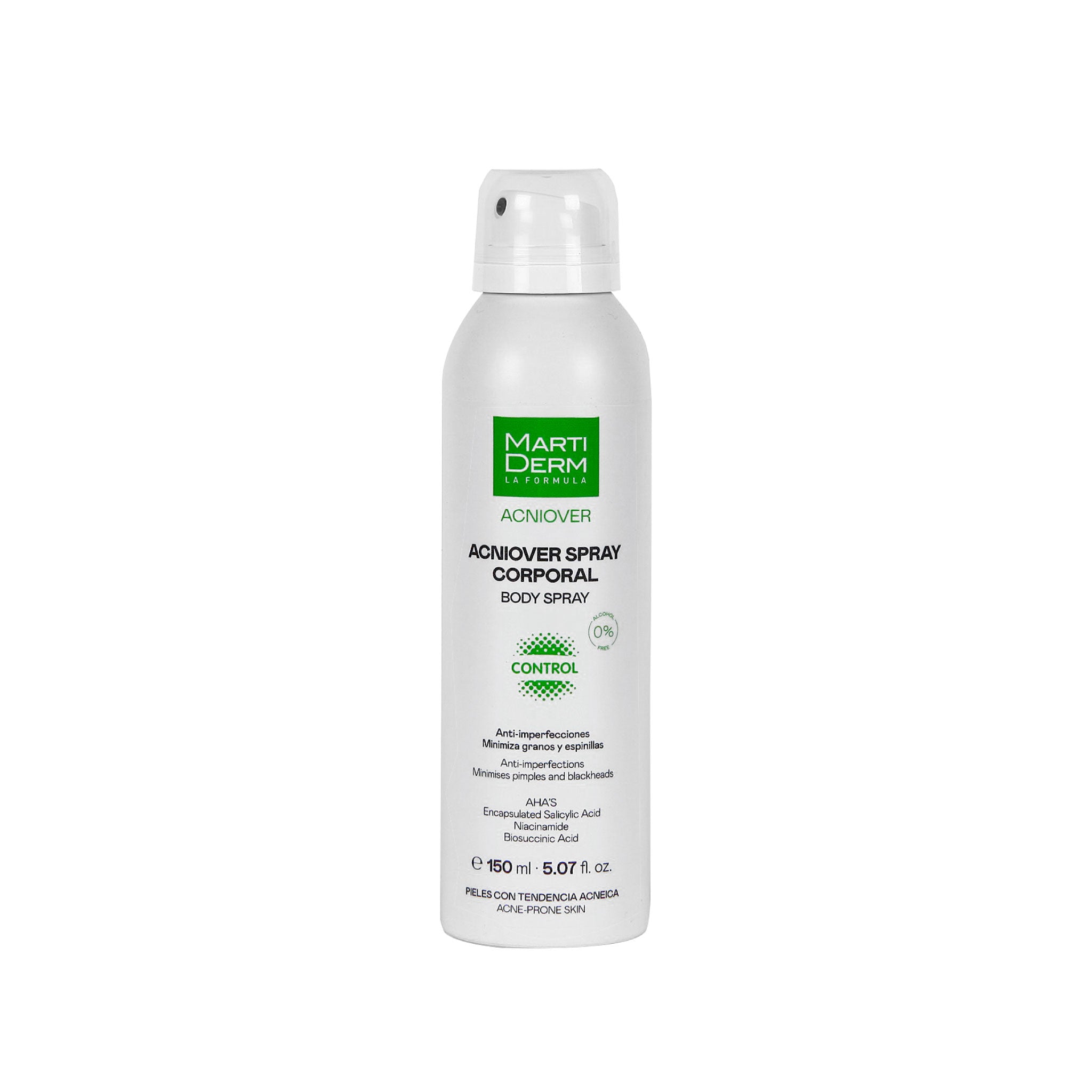 Martiderm Acniover Spray Corporal 150 ml al mejor precio. - Haut Boutique